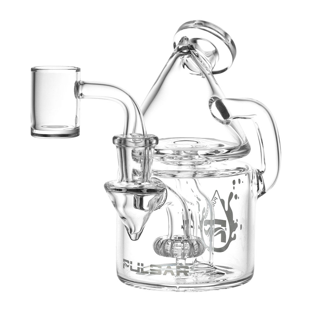 Pulsar Travel Buddy Recycler Rig - 5.5" / 14mm F / Clear – DankGeek