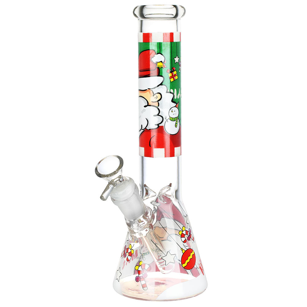 Santa Claus Themed Glass Water Pipe - 10" / 14mm F / Designs Vary ...