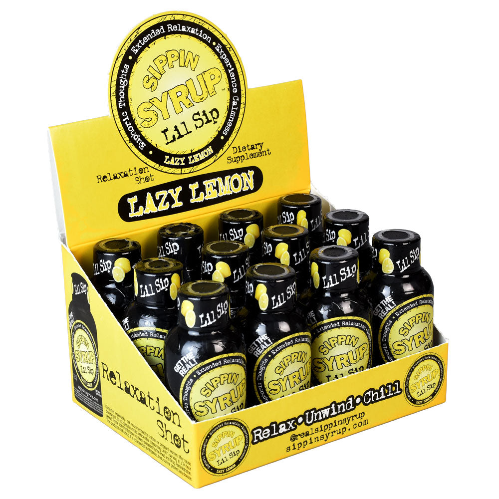 Sippin Syrup Lil Sip Relaxation Shot | 2oz | 12pc Display – DankGeek