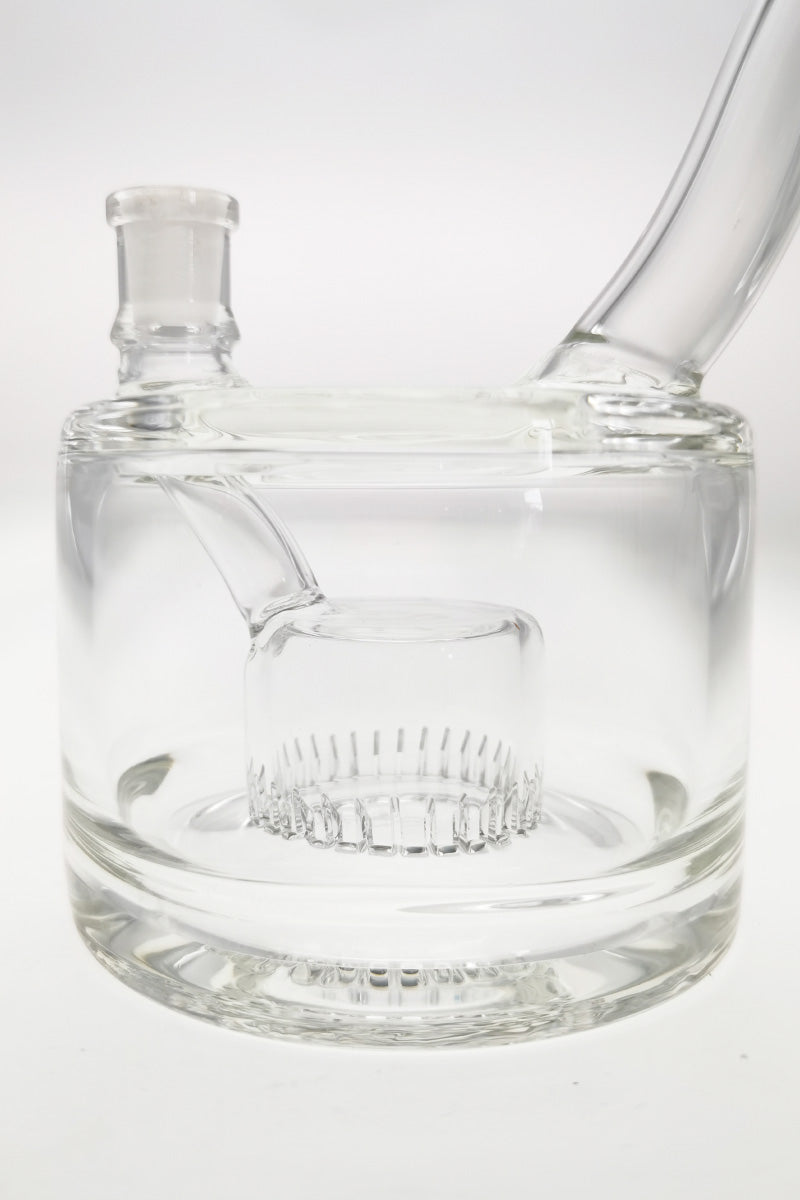 Thick Ass Glass 6.5" Super Slit Froth Puck Dab Rig w/ Showerhead Perco