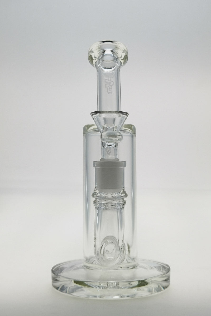 Thick Ass Glass 8" Bent Neck Inline Diffuser Bong - 14MM Female Joint