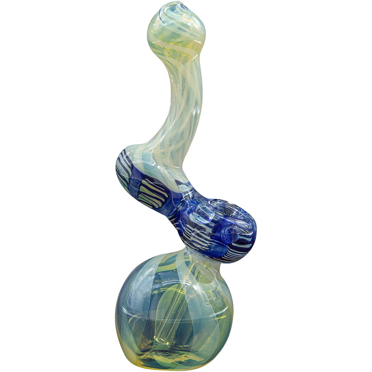 LA Pipes Fumed Sherlock "Rake Bubb" Bubbler - Handmade & Colorful ...