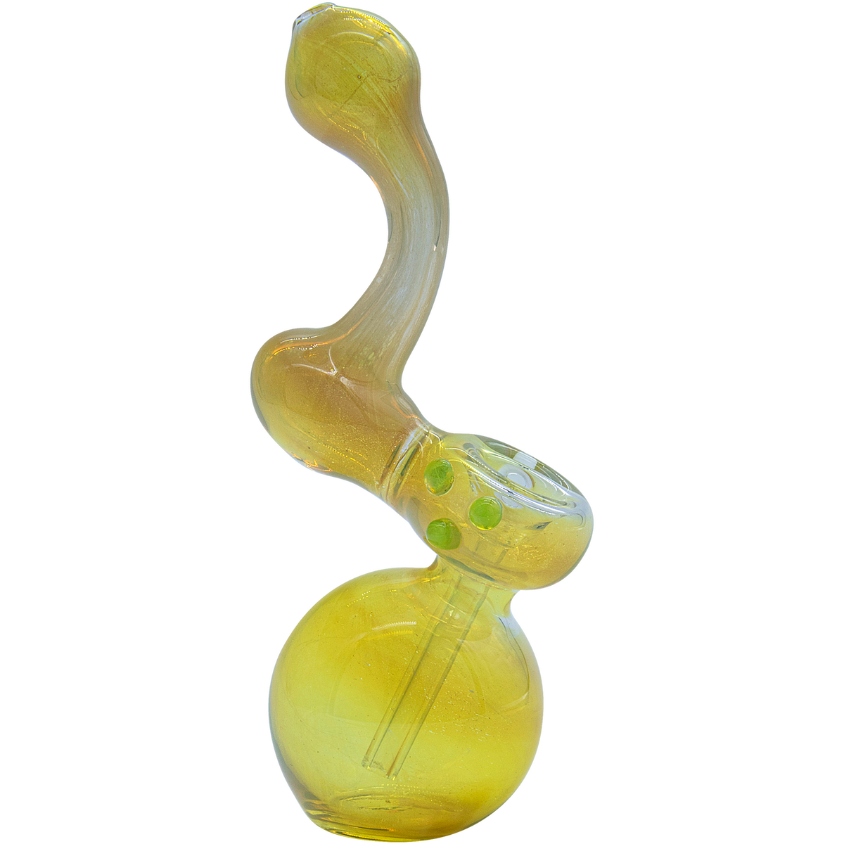 LA Pipes Color-Change Silver Fumed Sherlock Bubbler - Handcrafted, Mul ...