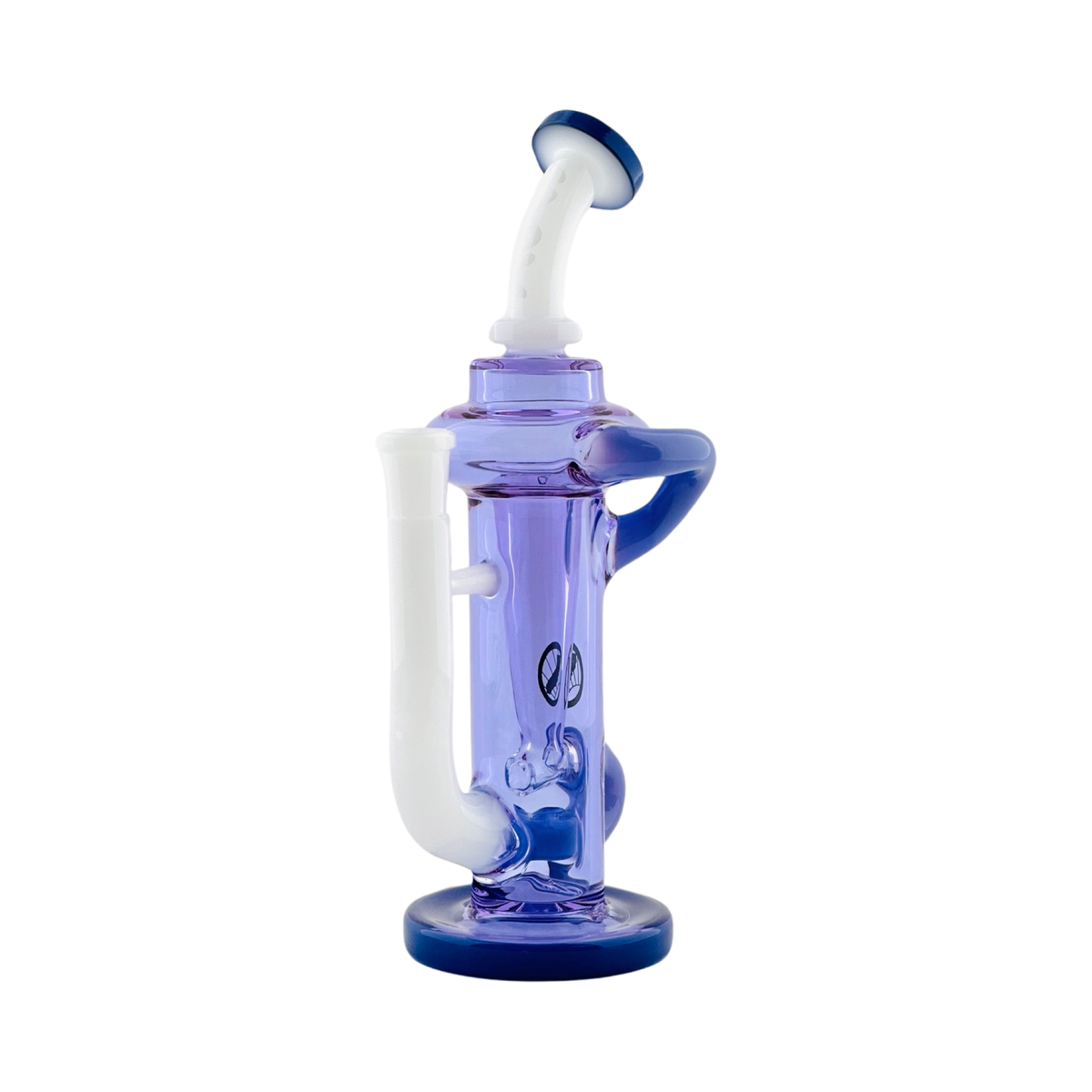 MAV Glass Trestle Vortex Recycler with Slit Reverse Puck Perc – DankGeek