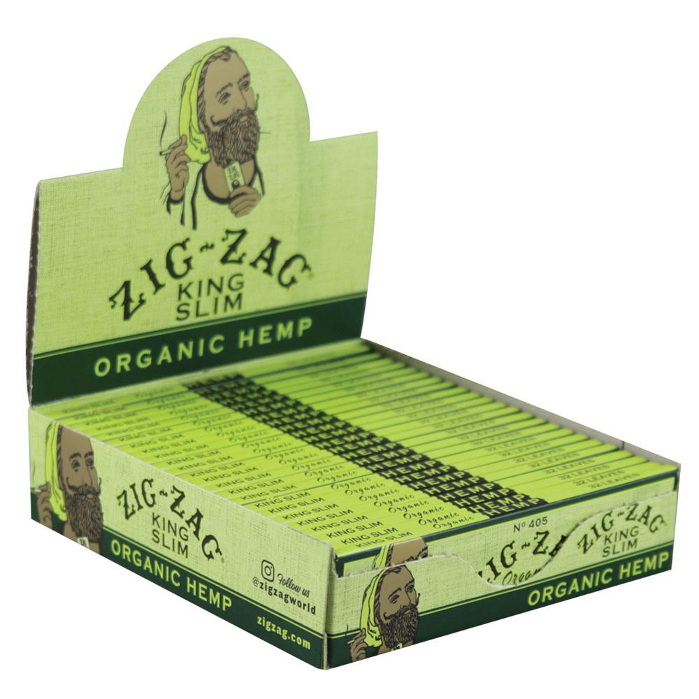 Zig Zag Organic Hemp Rolling Papers - 24 Pack King Size – DankGeek
