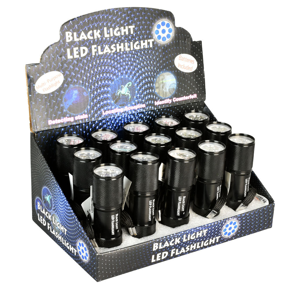 15pc Black Light LED Flashlight Display Set – DankGeek