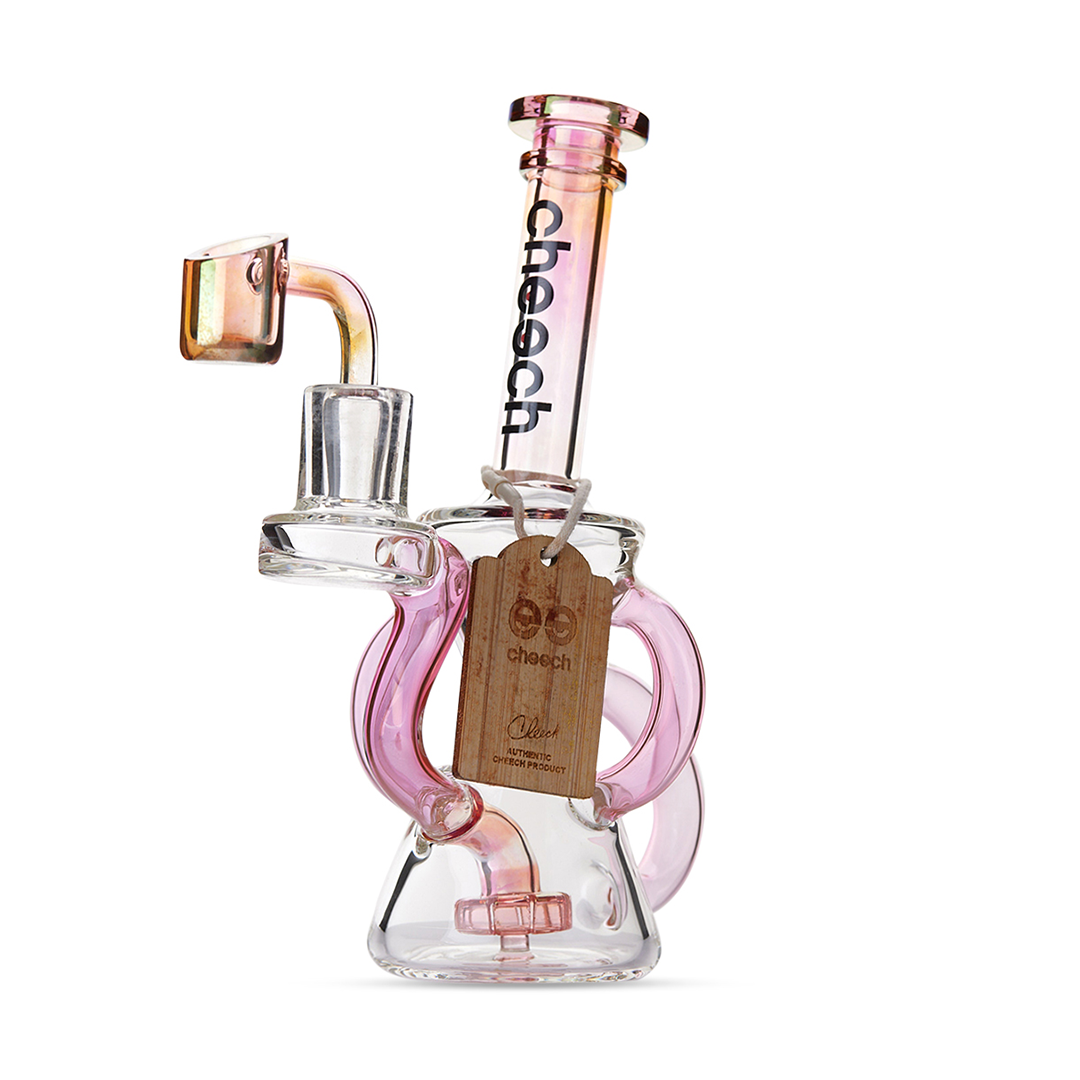 Cheech Glass 7" Gold Fumed Recycler – DankGeek