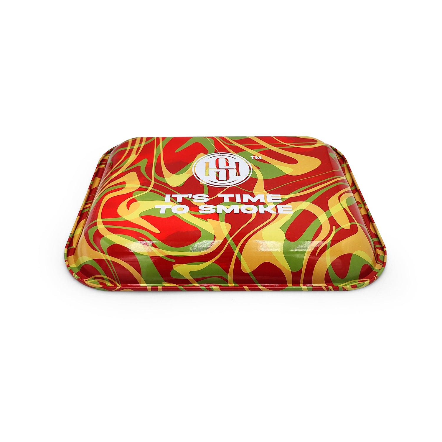 High Society | Large Rolling Tray - Rasta | Rolling Accessories