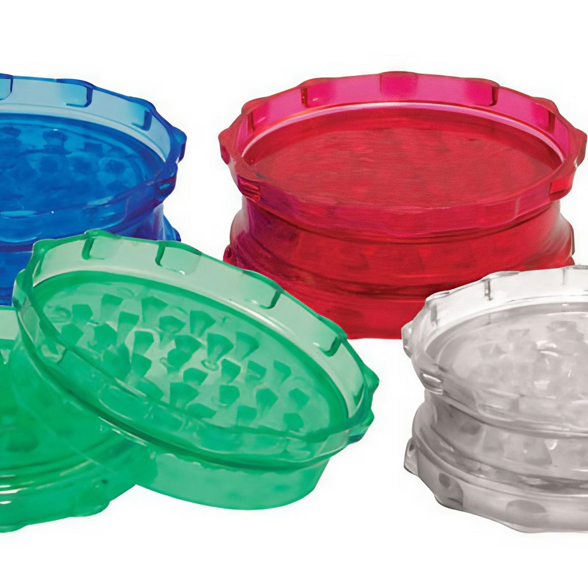 Acrylic 2-Piece Grinder – DankGeek