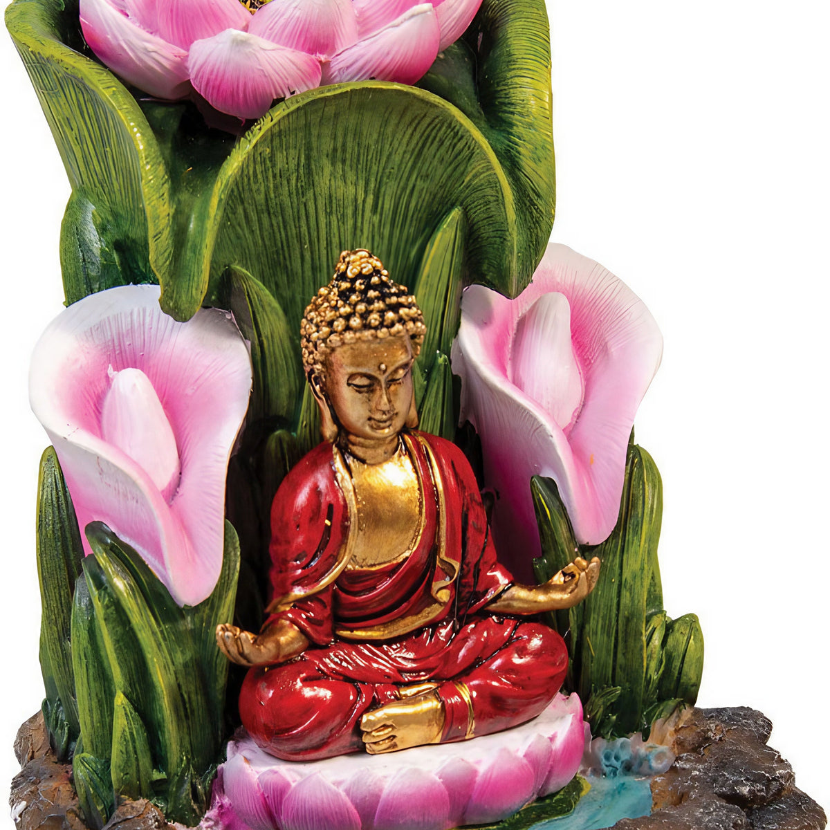 Buddha Lotus Backflow Incense Burner – DankGeek