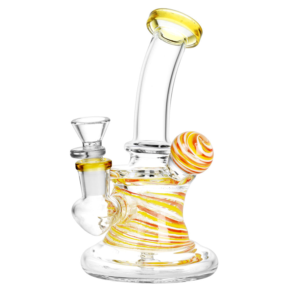 Candy Ribbon Marble Glass Water Pipe – DankGeek