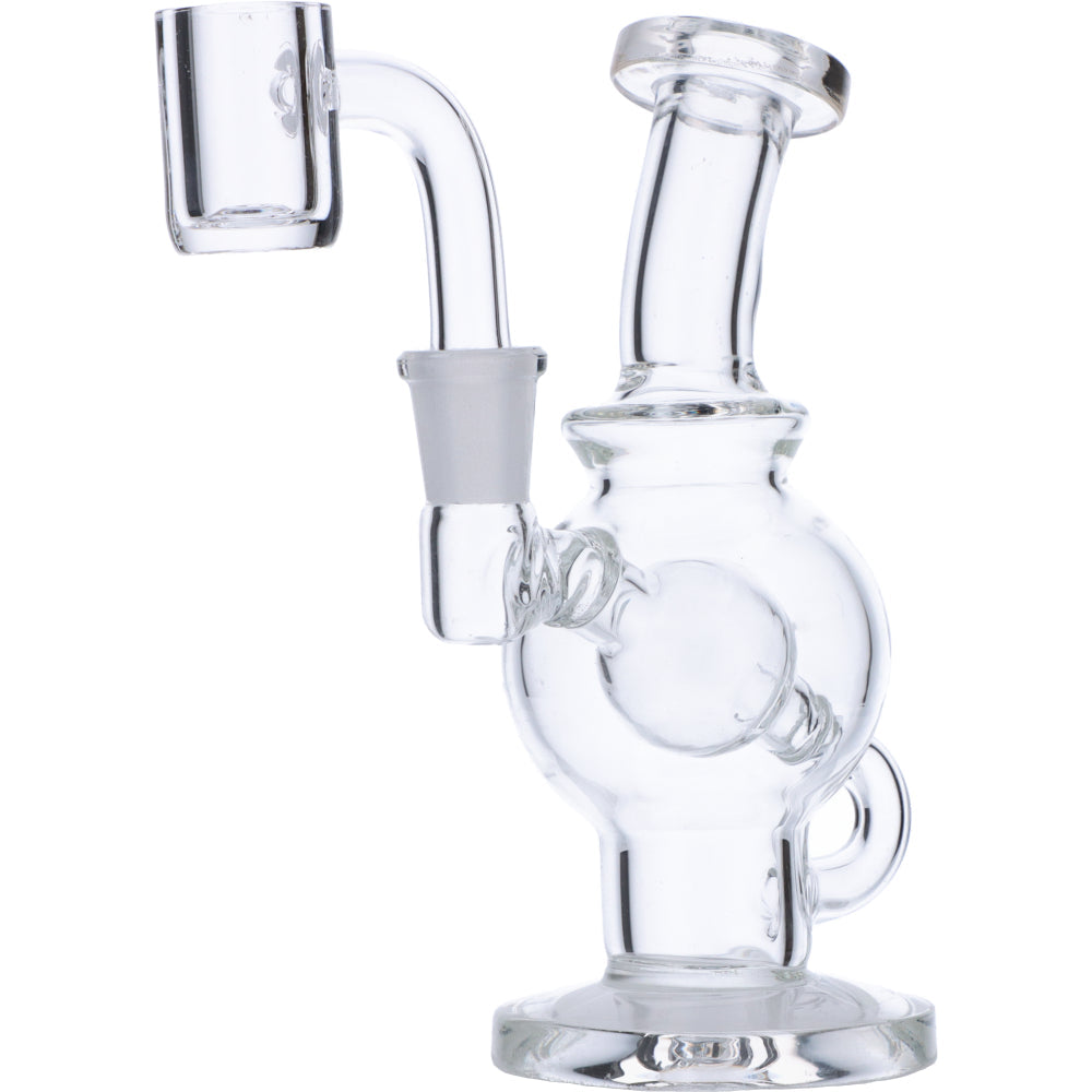 DankGeek Clear Glass Tunnel Dab Rig
