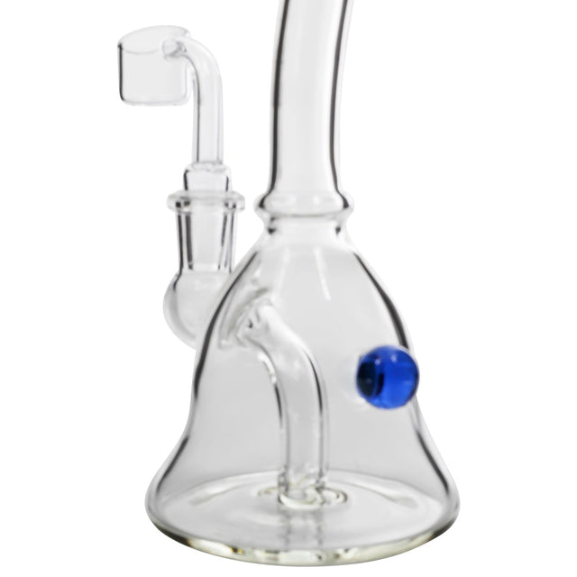 Glassic Bell Rig with Colored Marble and Accents – DankGeek