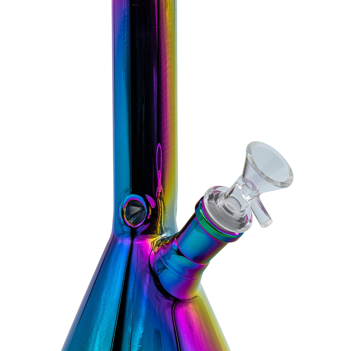 Glassic- Iridescent Rainbow and Pearlescent Purple Beaker Bong 8 ...