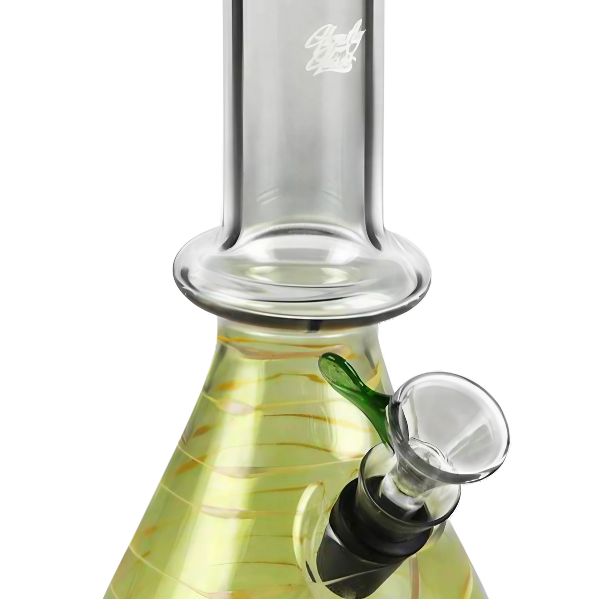 Glowfly Glass Flared Neck Beaker Bong – DankGeek