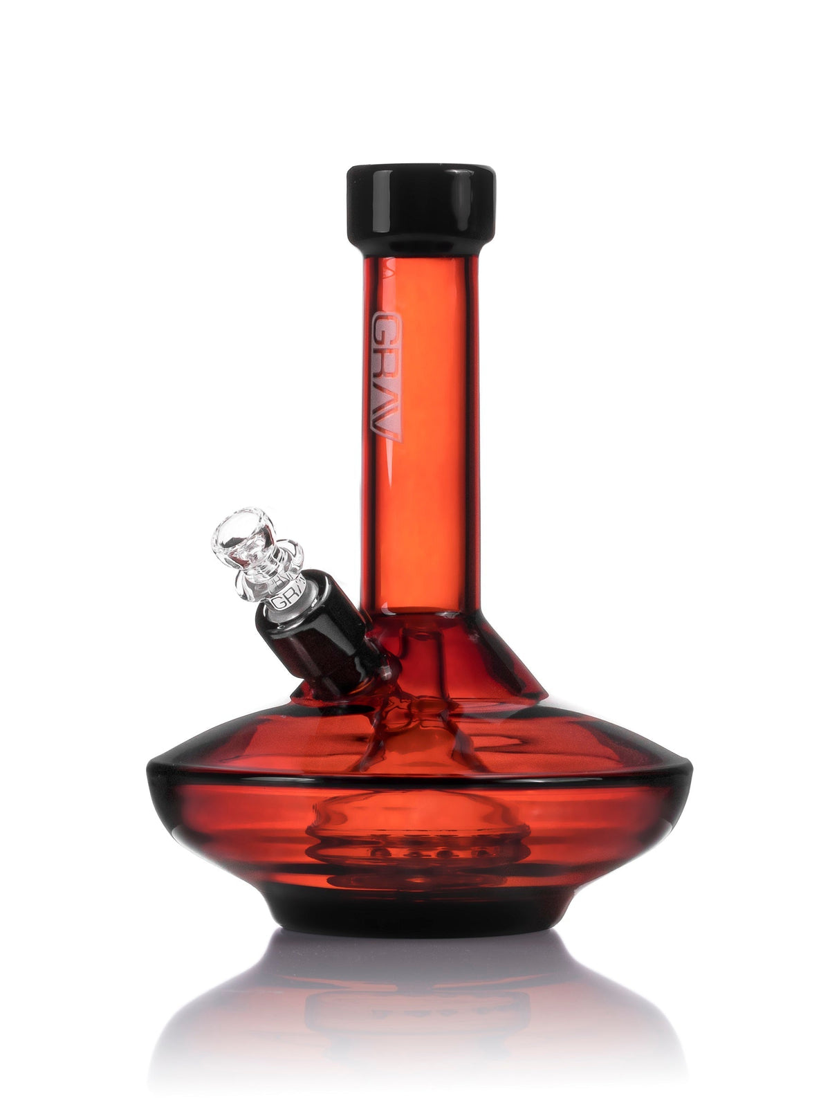 GRAV Small, Black Accent Beaker Bong Water Pipe