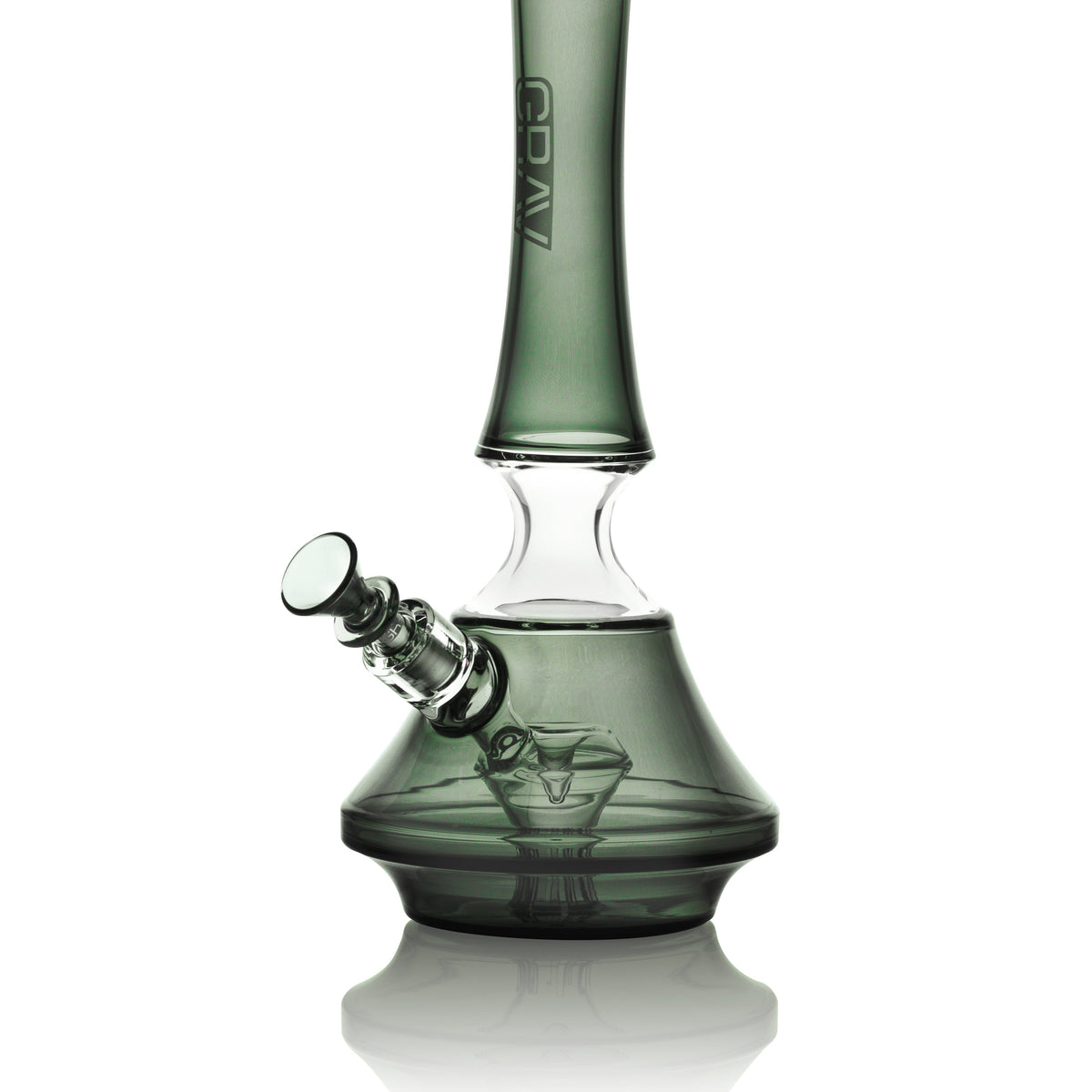 GRAV Smoke Empress 13" Beaker Bong with Diamond Perc - Smoke Grey ...