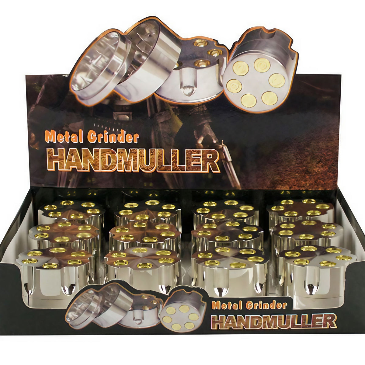 Gun Chamber Metal Grinders - 12 Pack – DankGeek