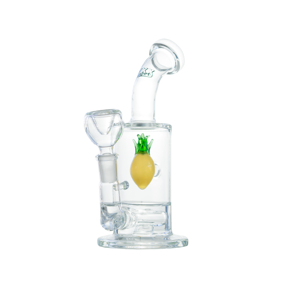 Hemper Tropical Pineapple Dab Rig with Inline Perc - Quartz & Titanium ...