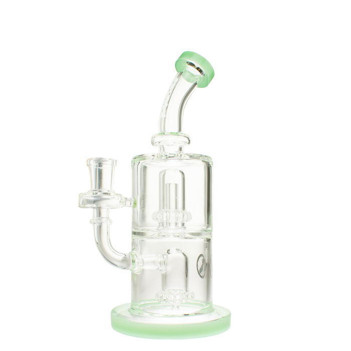 MAV Glass Double Ufo Mini Bent Neck | Dab Rigs & Oil Rigs
