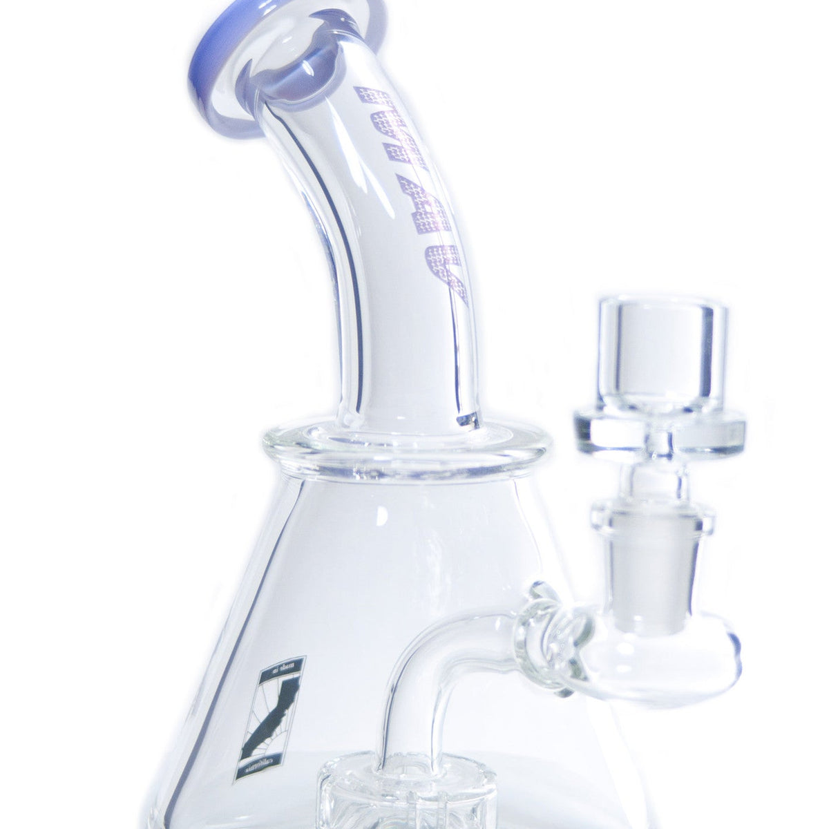 MAV Glass Maverick Glass - Beaker Banger Hanger Rig - 7" – DankGeek