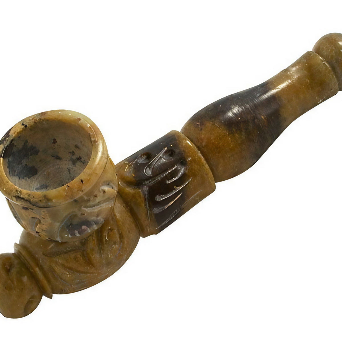 Multicolored Marble Stone Pipe – DankGeek