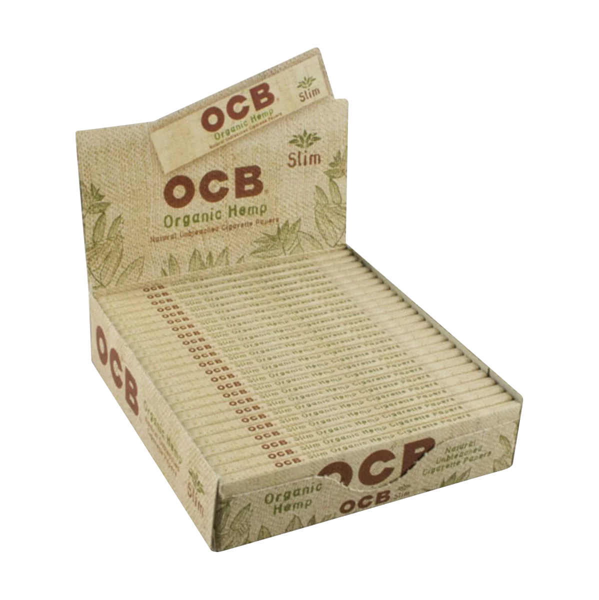 OCB Organic Hemp Slim Rolling Papers - 24 Pack – DankGeek