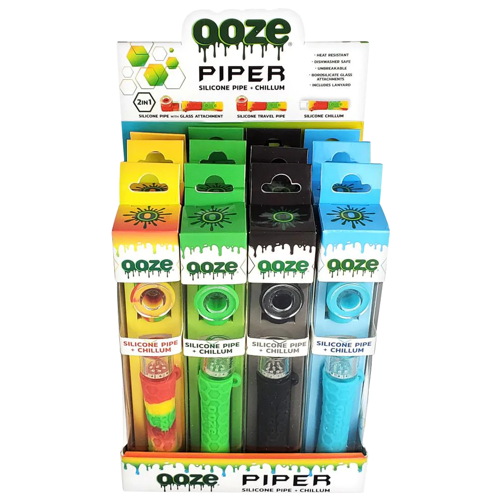 Ooze "Piper" 2-in-1 Spoon Pipe and Chillum - 12 Pack – DankGeek