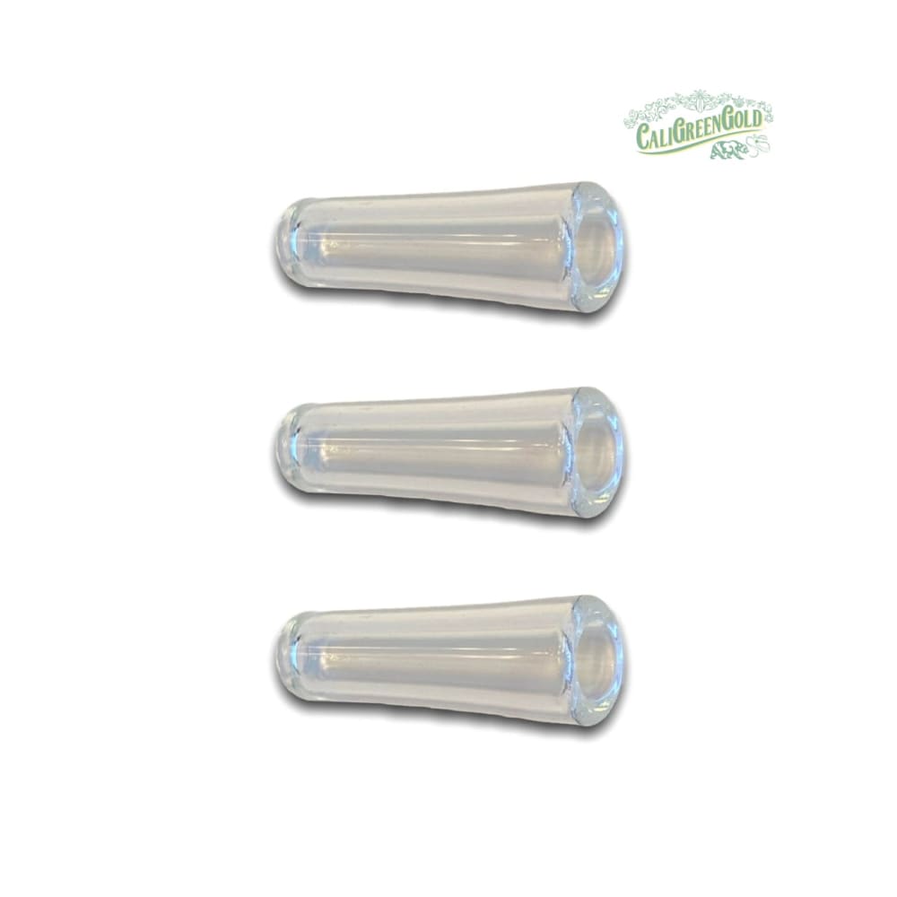 CaliGreenGold Glass Tip Mouthpieces 3-Pack for Enhanced Smoking