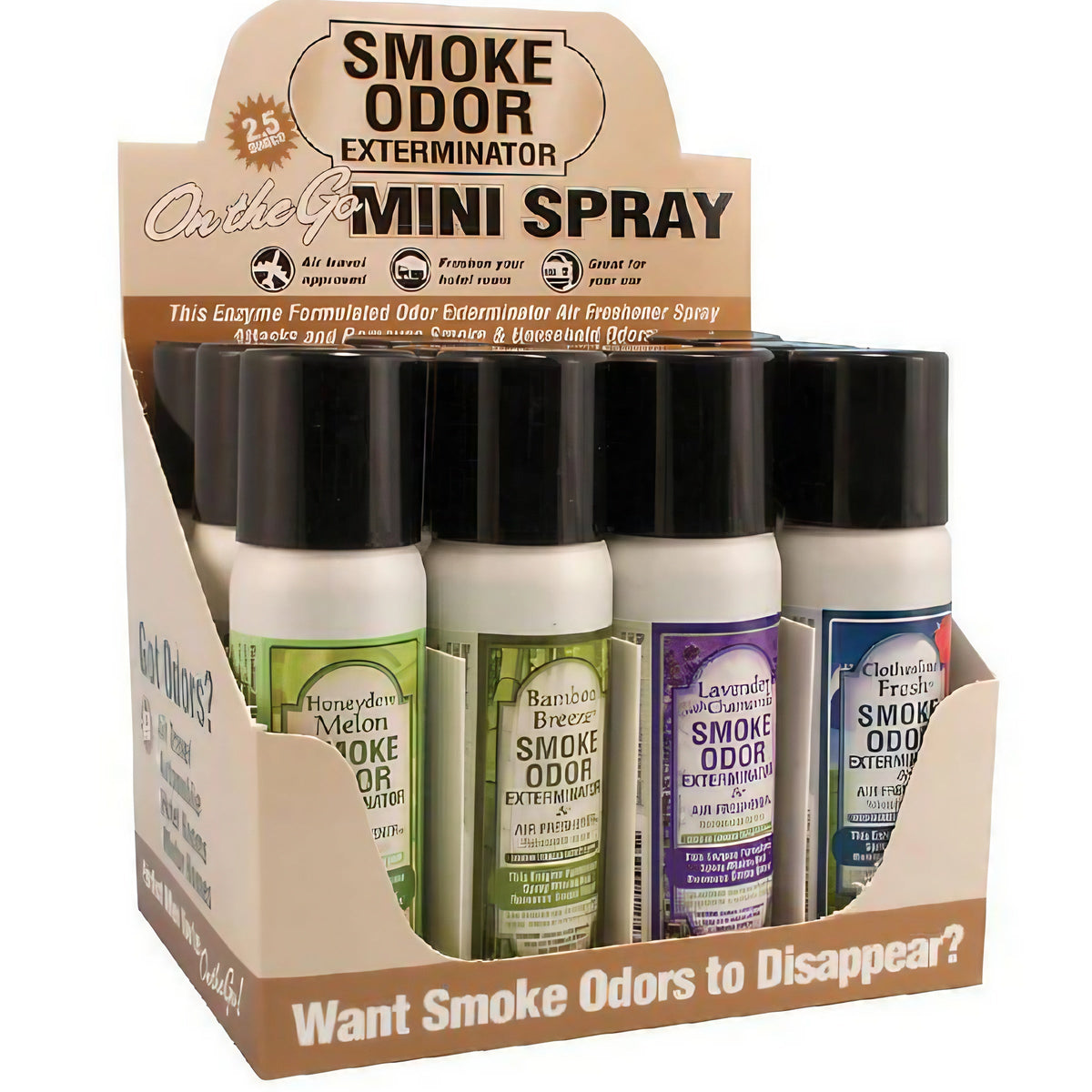 Smoke Odor Exterminator Spray - 12 Pack Assorted – DankGeek