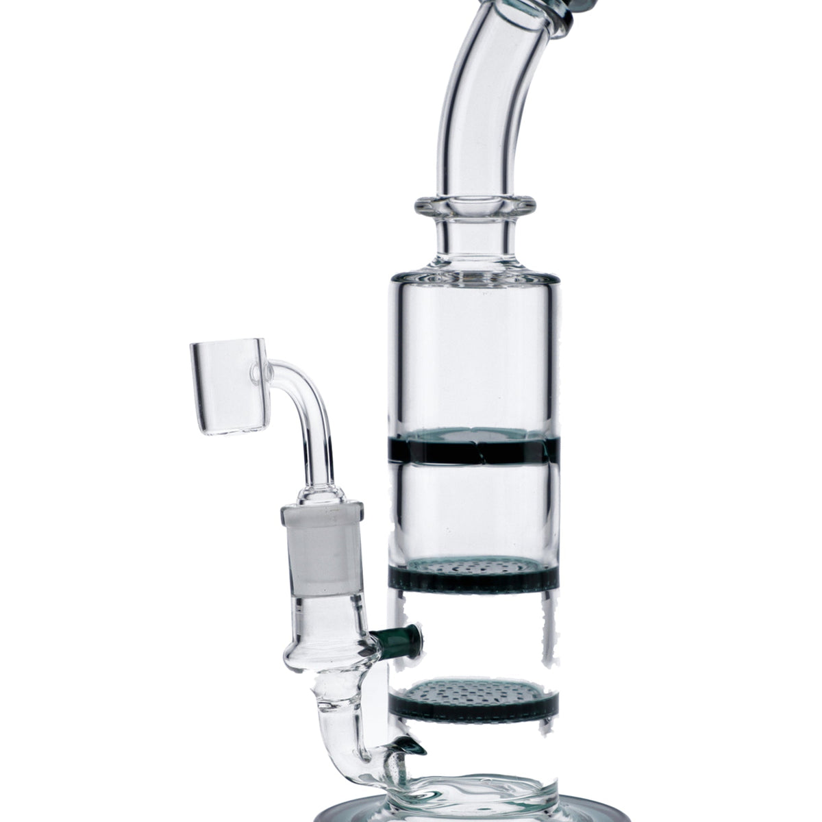 Teal Triple Honeycomb Dab Rig - 9.5in – DankGeek