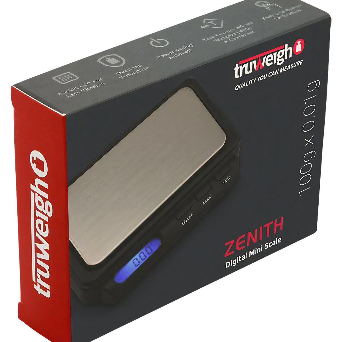 Truweigh Zenith Digital Mini Scale - 100g x 0.01g – DankGeek
