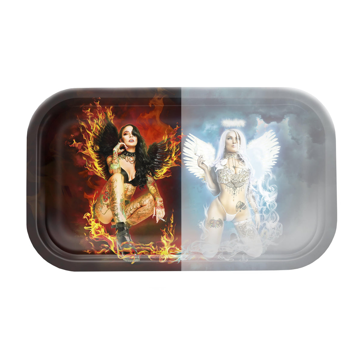 V Syndicate Duality Hybrid Rollin' Tray w/ Silicone Mat - W33dhead & A ...