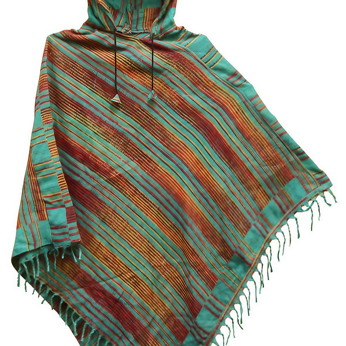 Wool Striped Poncho – DankGeek